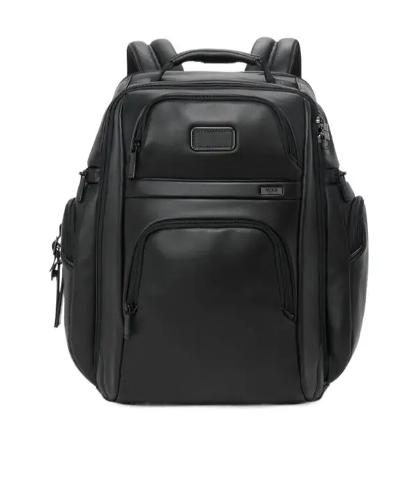 Tumi Leather Laptop Backpack