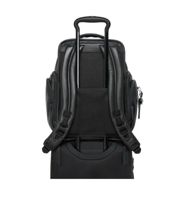 Tumi Leather Laptop Backpack