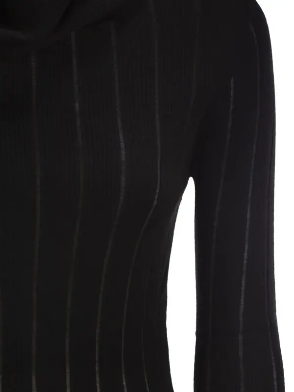 Max Mara Badesse Ribbed Turtleneck Knit Top - No