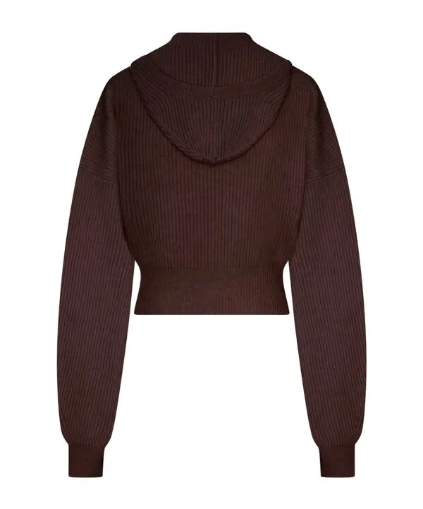 Sportmax Zip-up Ribbed-knit Cardigan