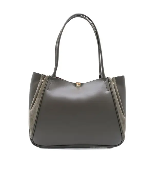 COCCINELLE Double Handle Tote Bag - Mud