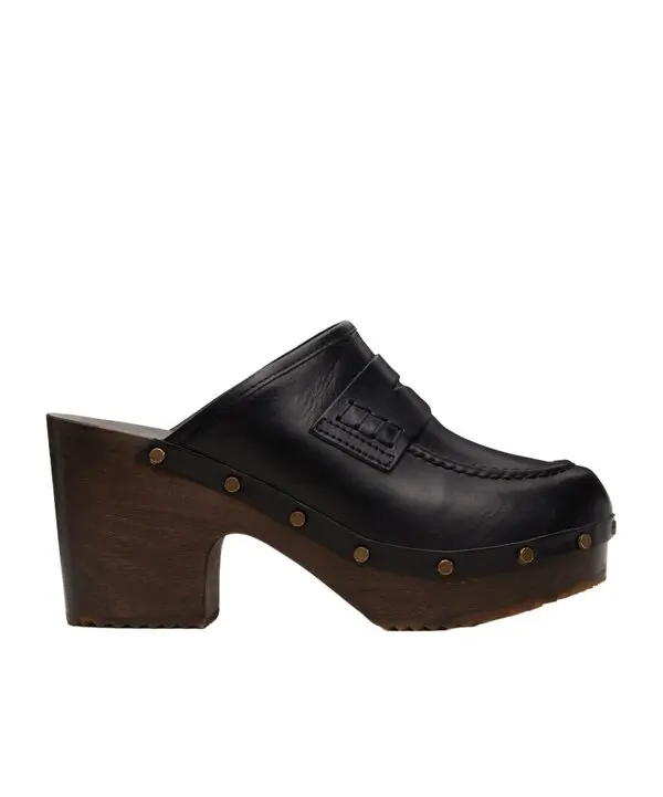 A.p.c. Les Sabots Mules - Black