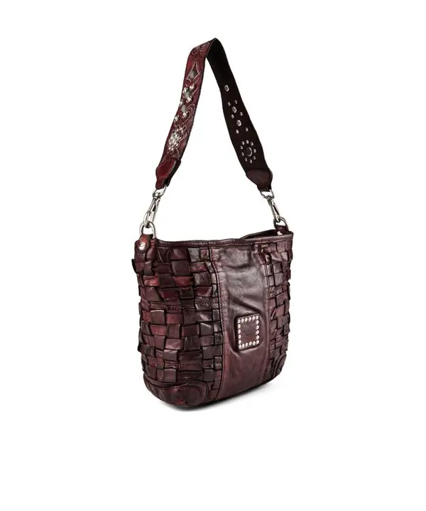 CAMPOMAGGI Woven Shoulder Bag