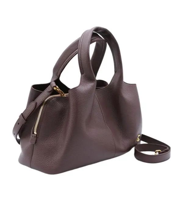 COCCINELLE Textured Top Handle Tote Bag