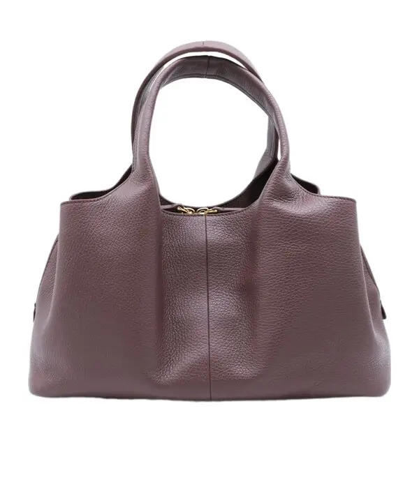 COCCINELLE Textured Top Handle Tote Bag