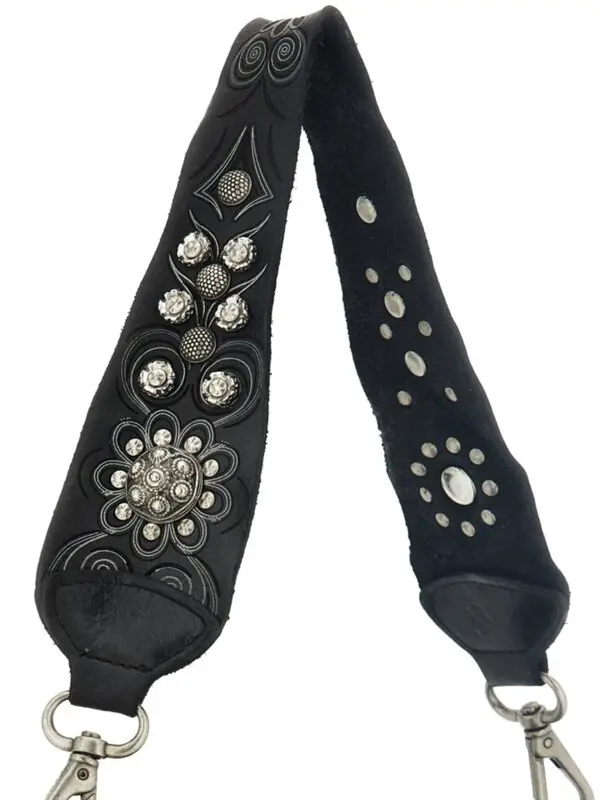 CAMPOMAGGI Beth Woven-design Studded Shoulder Bag
