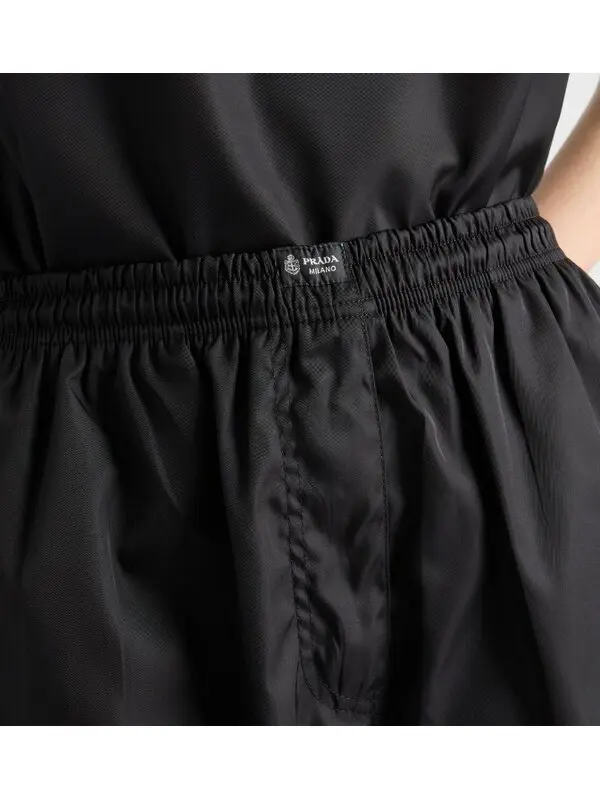 Prada Re-nylon Wide-leg Shorts