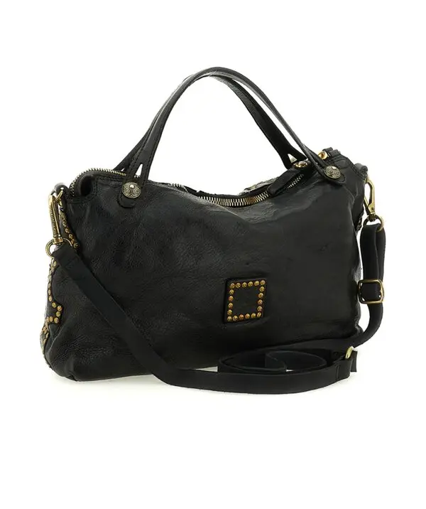 CAMPOMAGGI Zippered Shoulder Bag