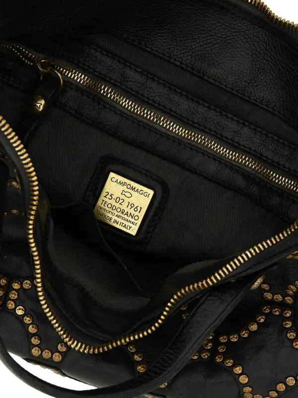CAMPOMAGGI Zippered Shoulder Bag