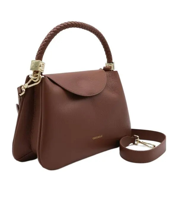 COCCINELLE Tiggy Logo Stamp Small Shoulder Bag