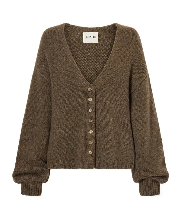 Khaite Axel Cardigan - Brown