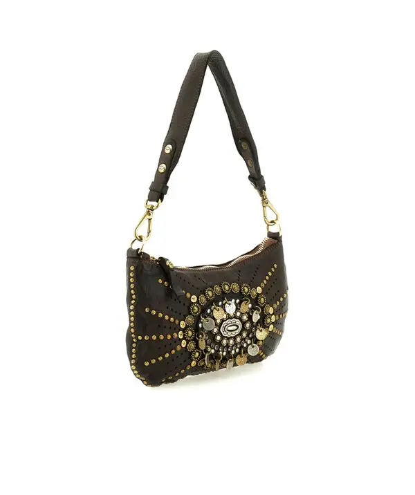 CAMPOMAGGI Zippered Shoulder Bag