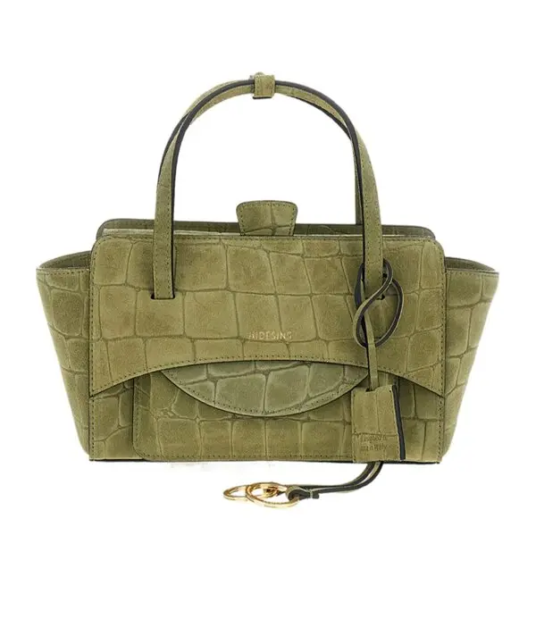 HIDESINS Embossed Top Handle Tote Bag - No