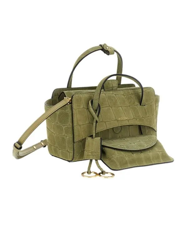 HIDESINS Embossed Top Handle Tote Bag - No