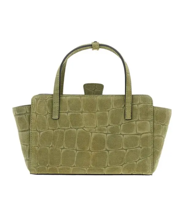 HIDESINS Embossed Top Handle Tote Bag - No