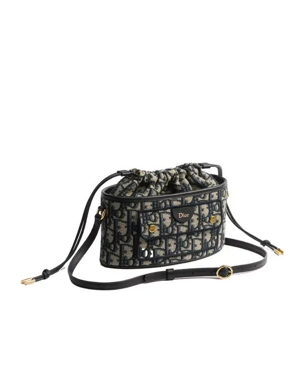 Dior Mini Diortravel Bucket Bag - Blue