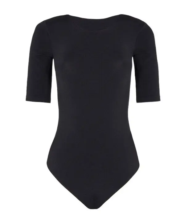 Wolford Half-sleeve Bodysuit - Black