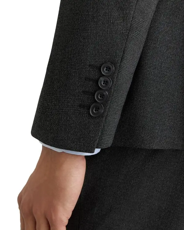 REISS Slim Fit Prince Of Wales Check Suit Jacket