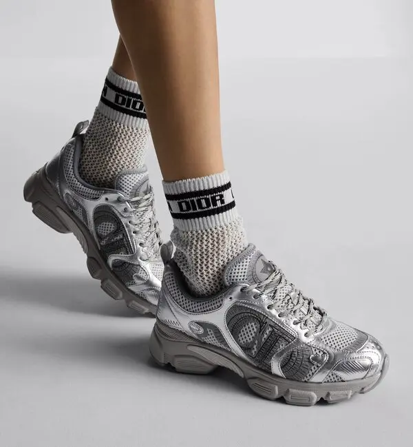 Dior Chrono Sneakers - Grey/silver