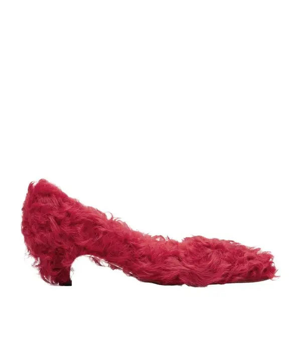 Undercover Furry High Heels - Red