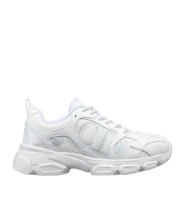 Dior Chrono Lace-up Sneakers - White