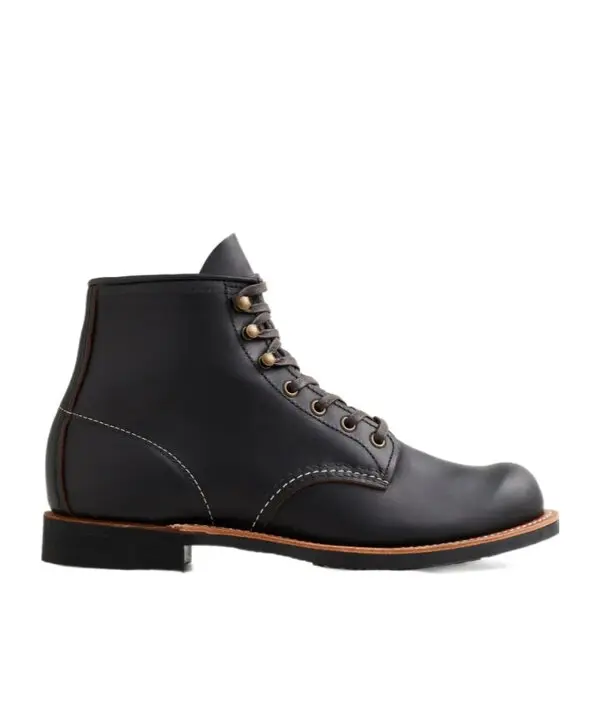 Red Wing Blacksmith Lace-up Stitch-detail Boots - Black