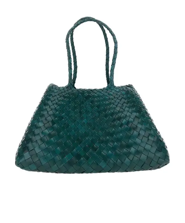 Dragon Diffusion Woven Handbag - Green