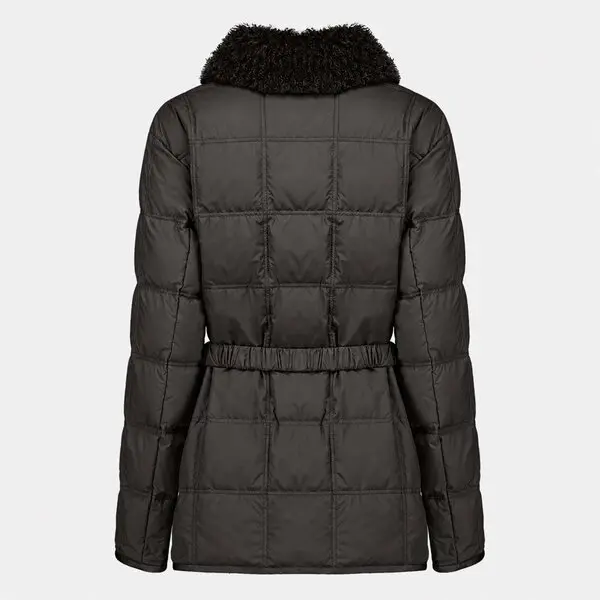 Moncler Cygnes Logo Patch Padded Jacket