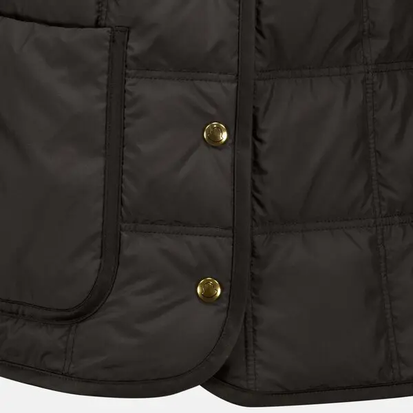 Moncler Cygnes Logo Patch Padded Jacket