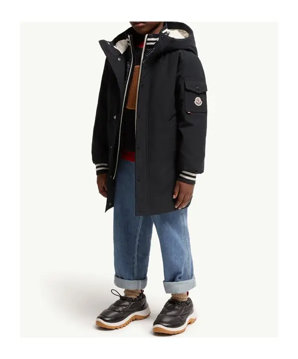 Moncler Ever Hooded Long Down Parka