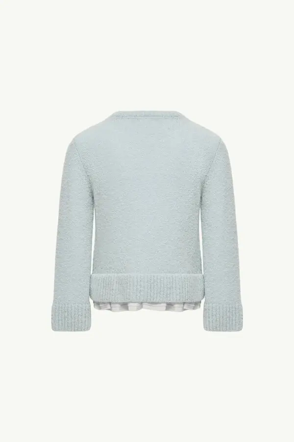 Moncler Embroidered Wool Blend Jumper