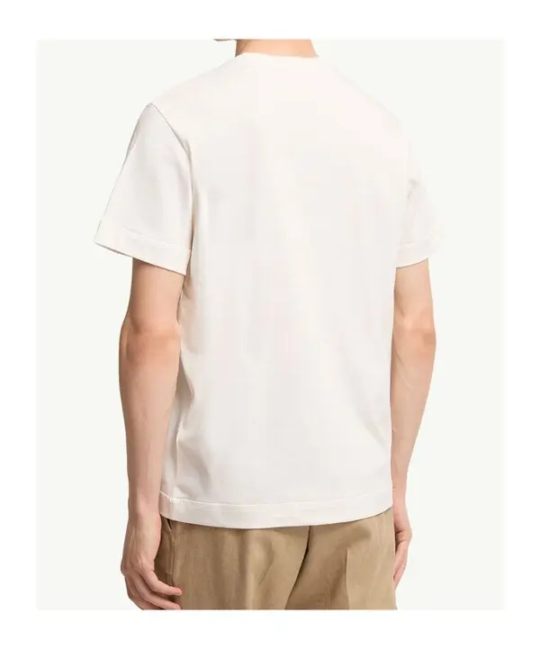 Moncler Double Leather Logo Cotton T-shirt