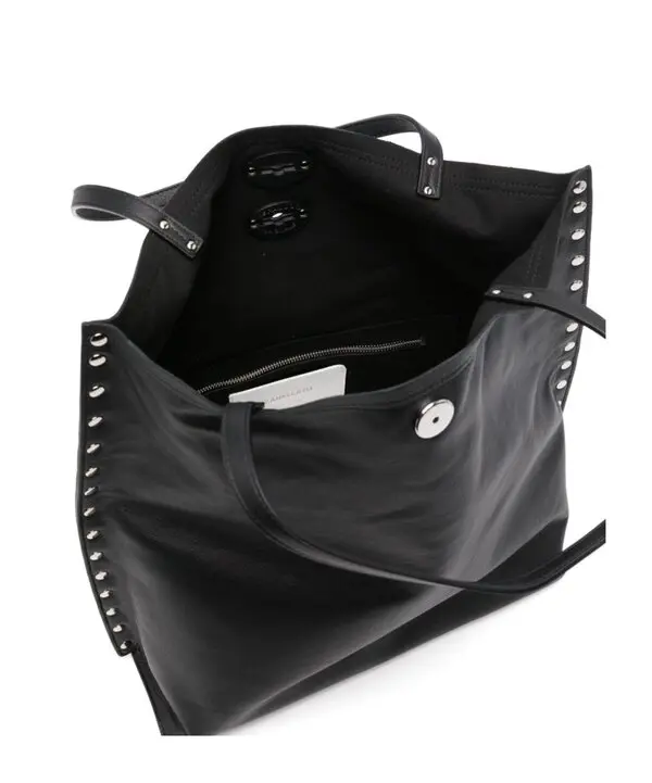 ZANELLATO A'spasso Foldover Top Medium Tote Bag - Black