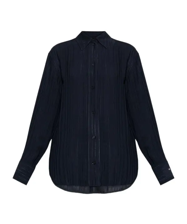 Victoria Beckham Long-sleeved Shirt - Blue