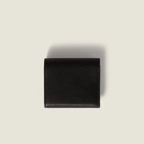 Miu Miu Logo-embossed Trifold Wallet