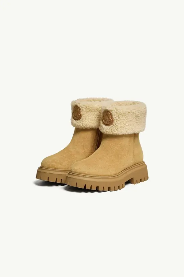 Moncler Petit Aurea Mid Suede Boots