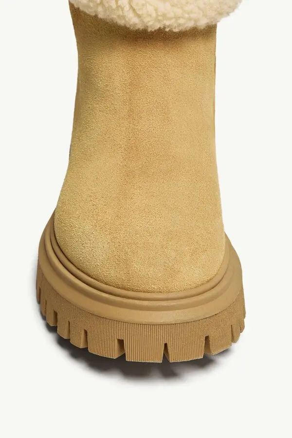 Moncler Petit Aurea Mid Suede Boots