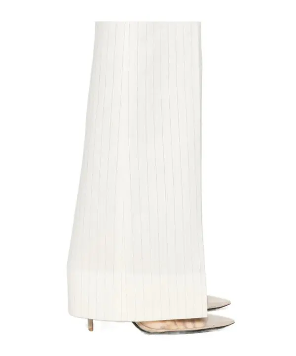 TOM FORD Striped Wool-blend Straight-leg Trousers