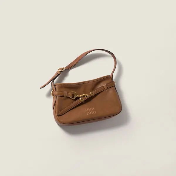 Miu Miu Aventure Nappa Leather Bag