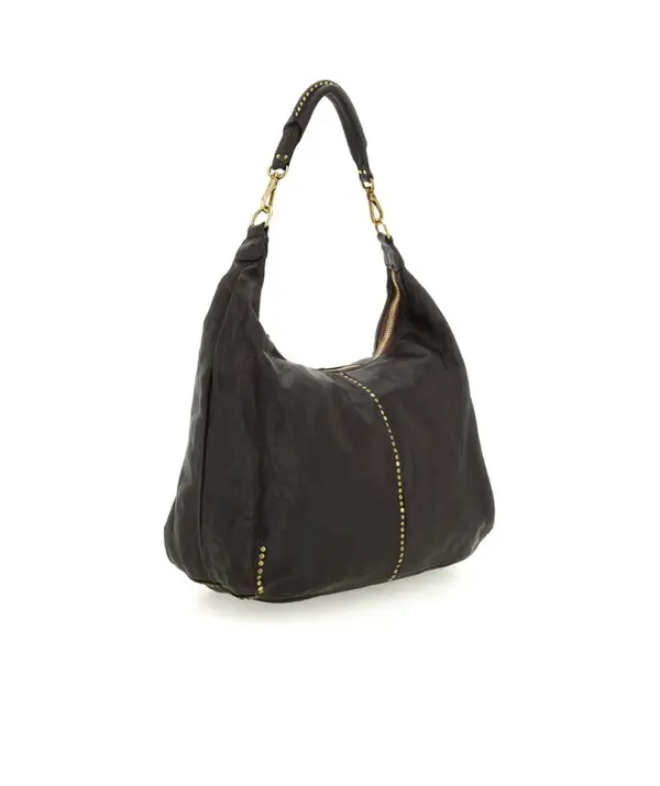 CAMPOMAGGI Zippered Shoulder Bag