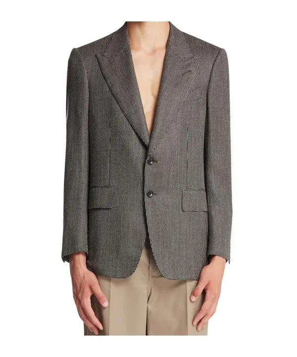 TOM FORD Single-breasted Blazer - Black