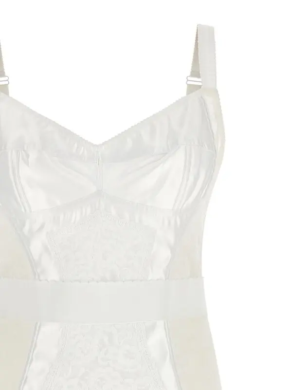 Dolce & Gabbana Corset Lace Panel Dress
