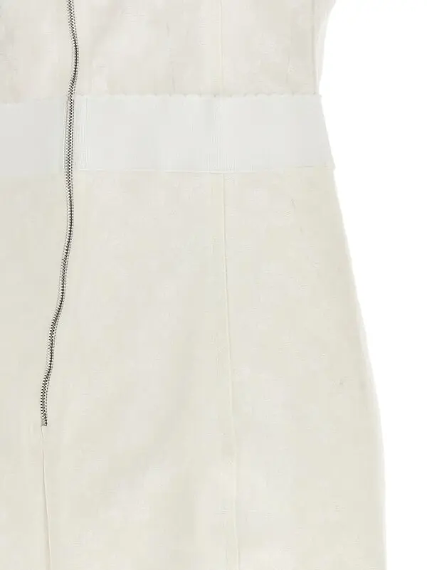 Dolce & Gabbana Corset Lace Panel Dress