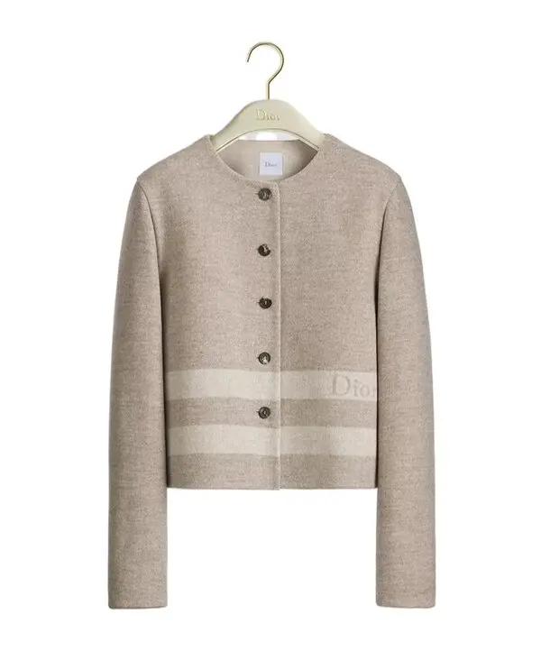 Dior Casual Wool Jacket - Beige