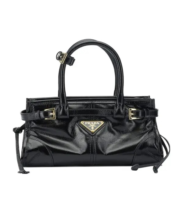Prada Bonnie Leather Mini-bag - Black