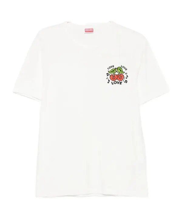 Kenzo Cherry-embroidered T-shirt