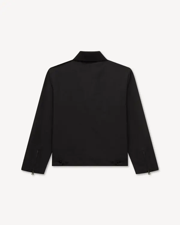 Kenzo Jumping Tiger" Embroidered Zip-up Coach Jacket