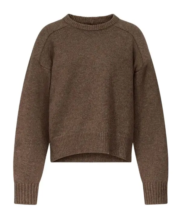 Loulou De Saison Breha Crew-neck Sweater - Brown