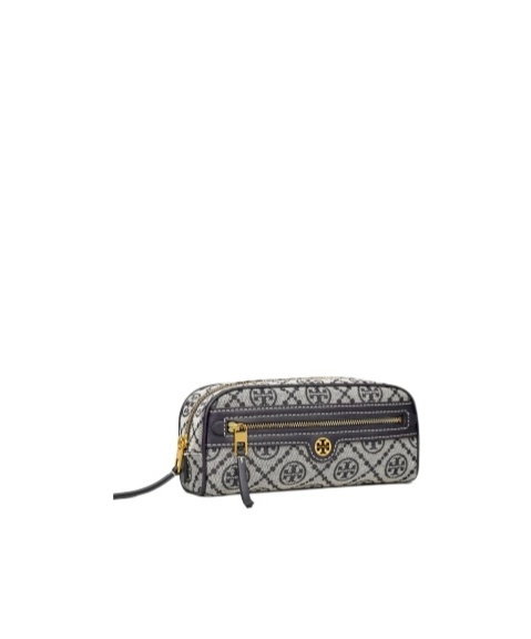 Tory Burch Jacquard Cosmetic Bag - Gray