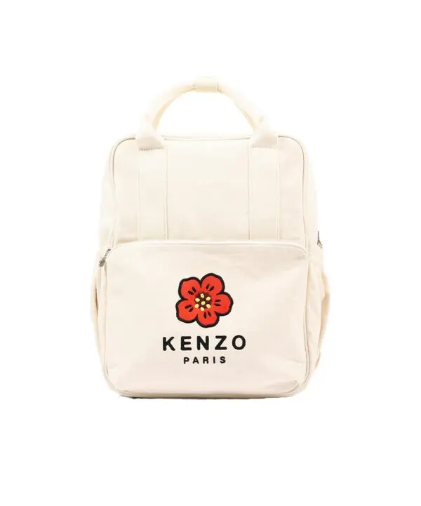 Kenzo Patterned Diaper Bag - White